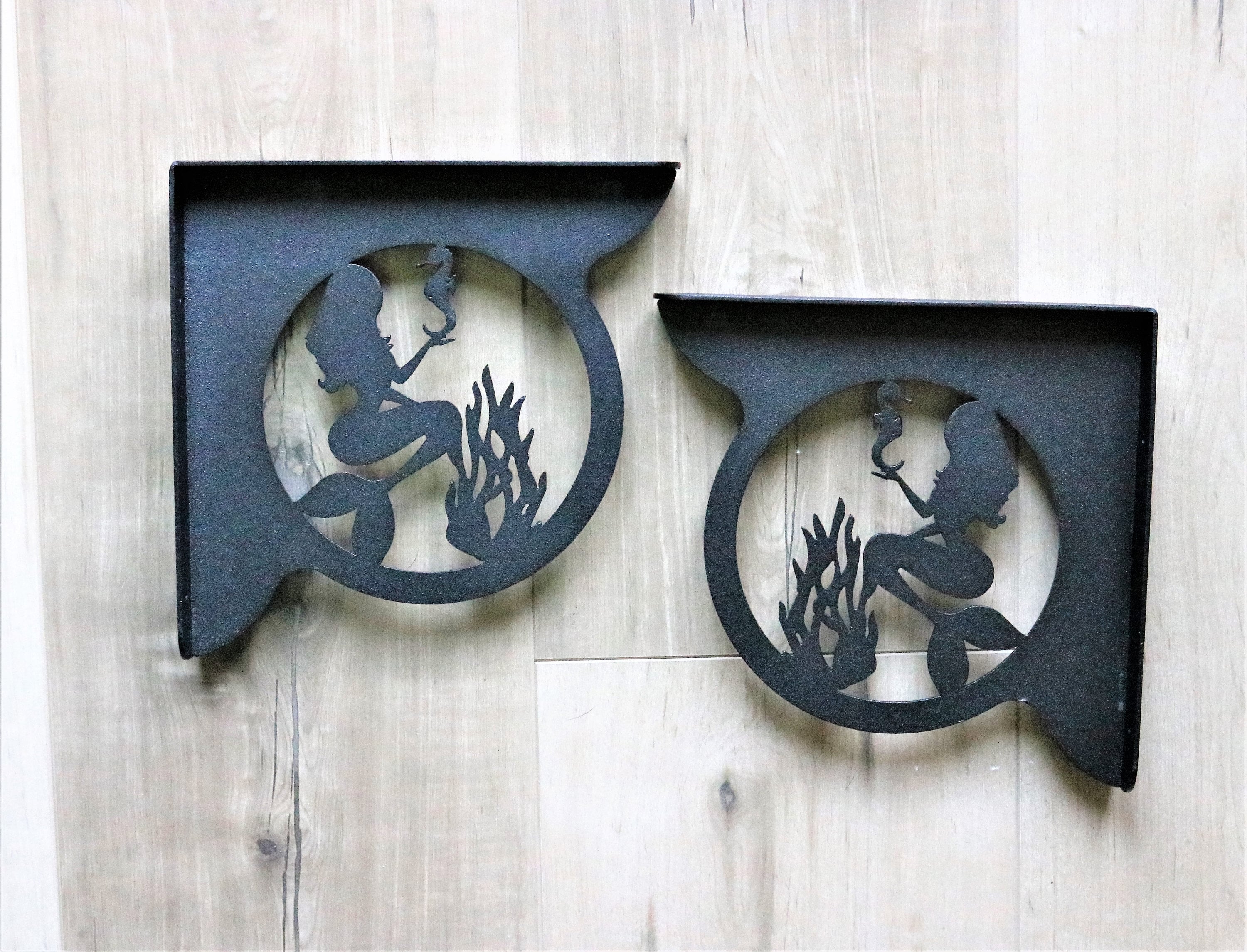 MERMAID Decorative Shelf / Corner Brackets set of 2 Mermaid | Etsy