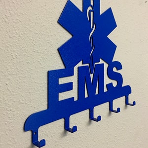 EMS PARAMEDIC EMT Large Size Wall Hook Hanger, First Responder Decor ...