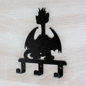 DRAGON Decorative Wall Hook Hanger, Organization Hooks, Metal Key ...