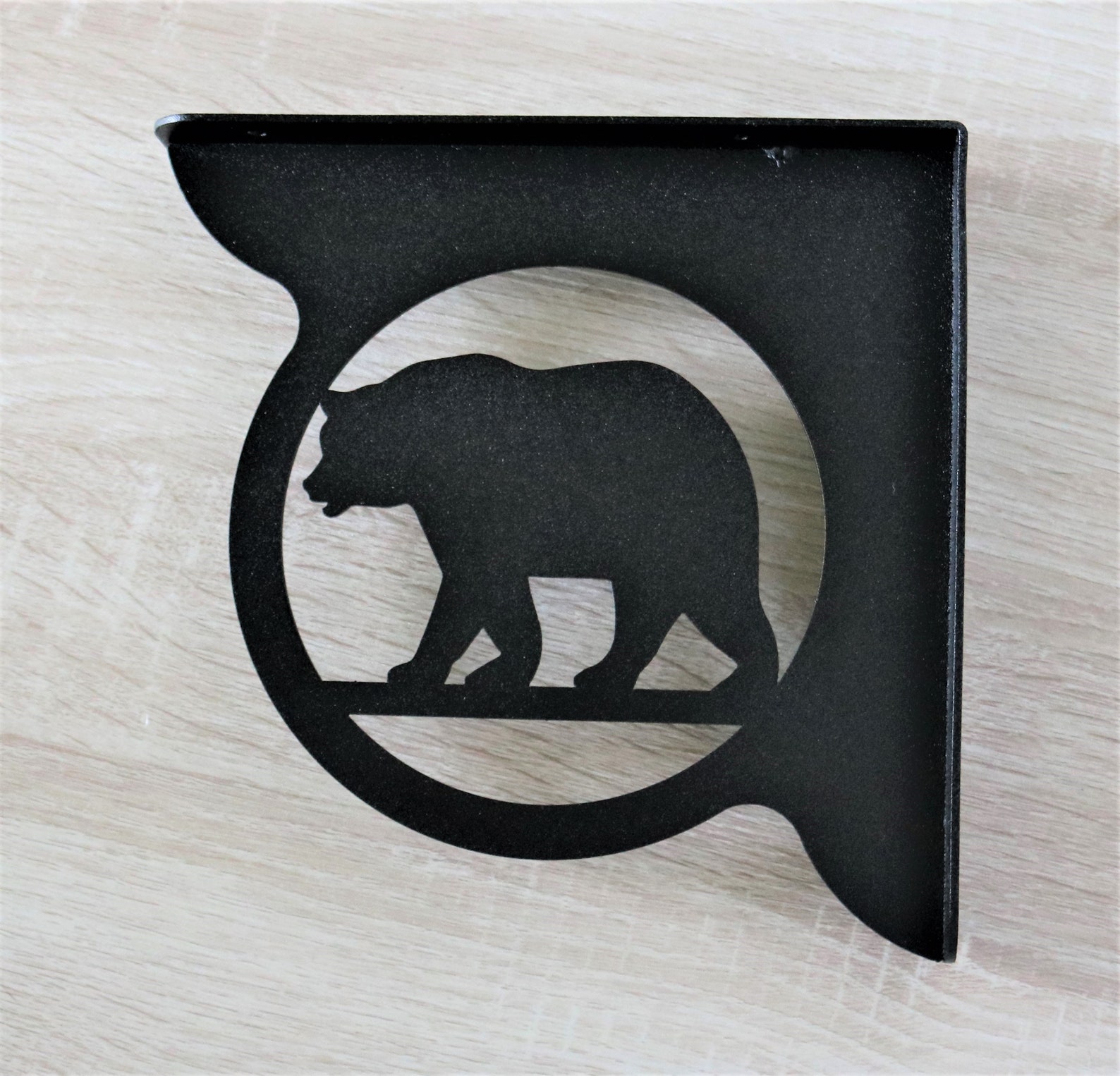 BEAR PROFILE Decorative Shelf Brackets set of 2 Wildlife | Etsy