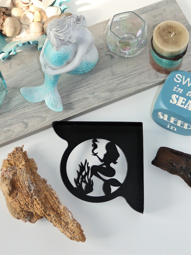 MERMAID Decorative Shelf / Corner Brackets (set of 2), Mermaid Decor ...