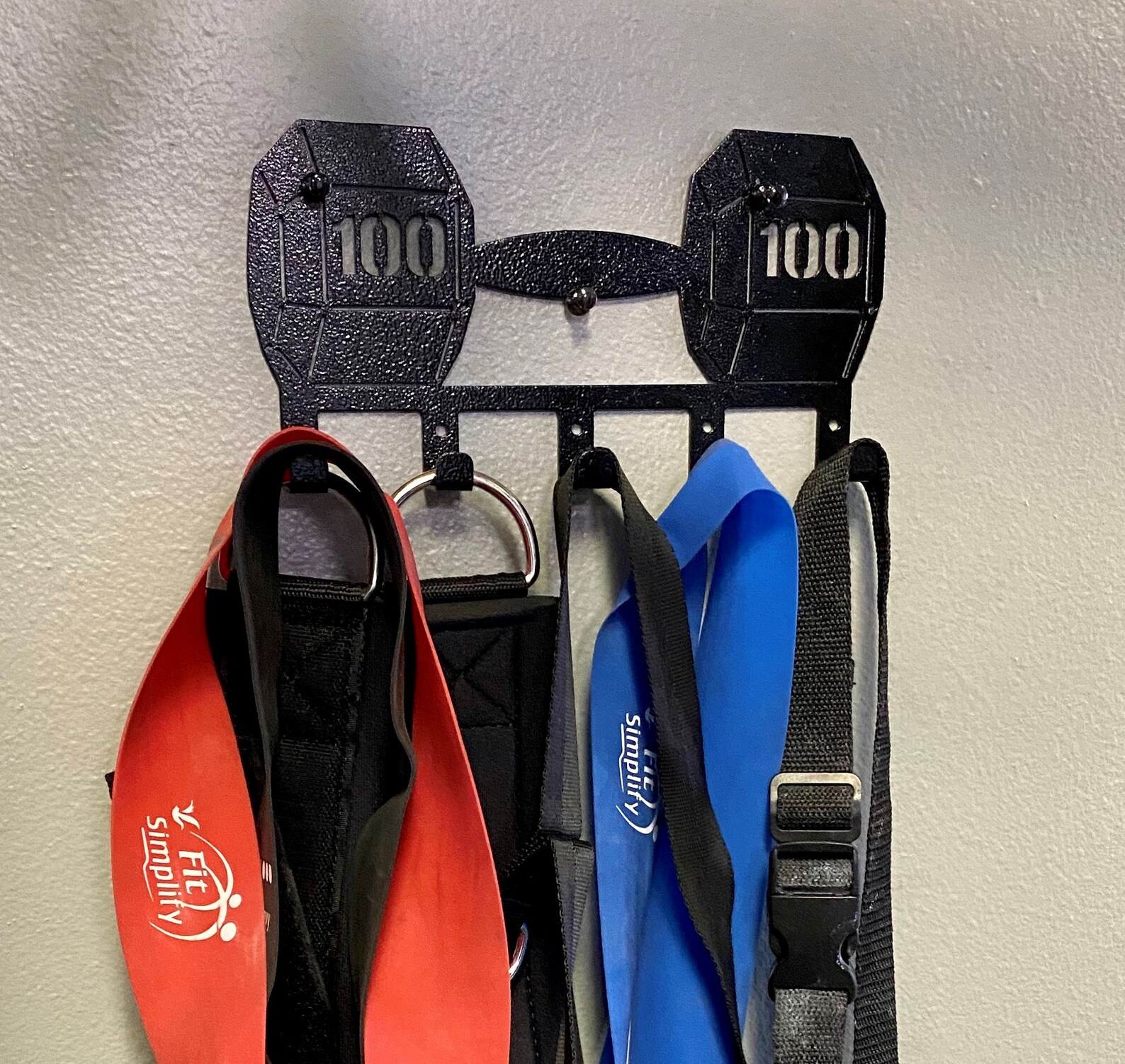 100 DUMBBELL WEIGHT Wall Hook Hanger, Organizational Wall Hook, Weight ...