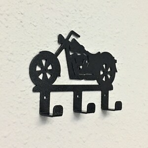 MOTORCYCLE CRUISER STYLE Decorative Wall Hook, Key Hanger, Motorcycle ...
