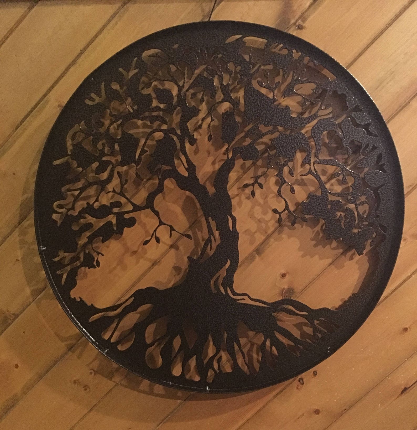 SMALL TREE of LIFE 13 Metal Art Tree With Roots Tree | Etsy