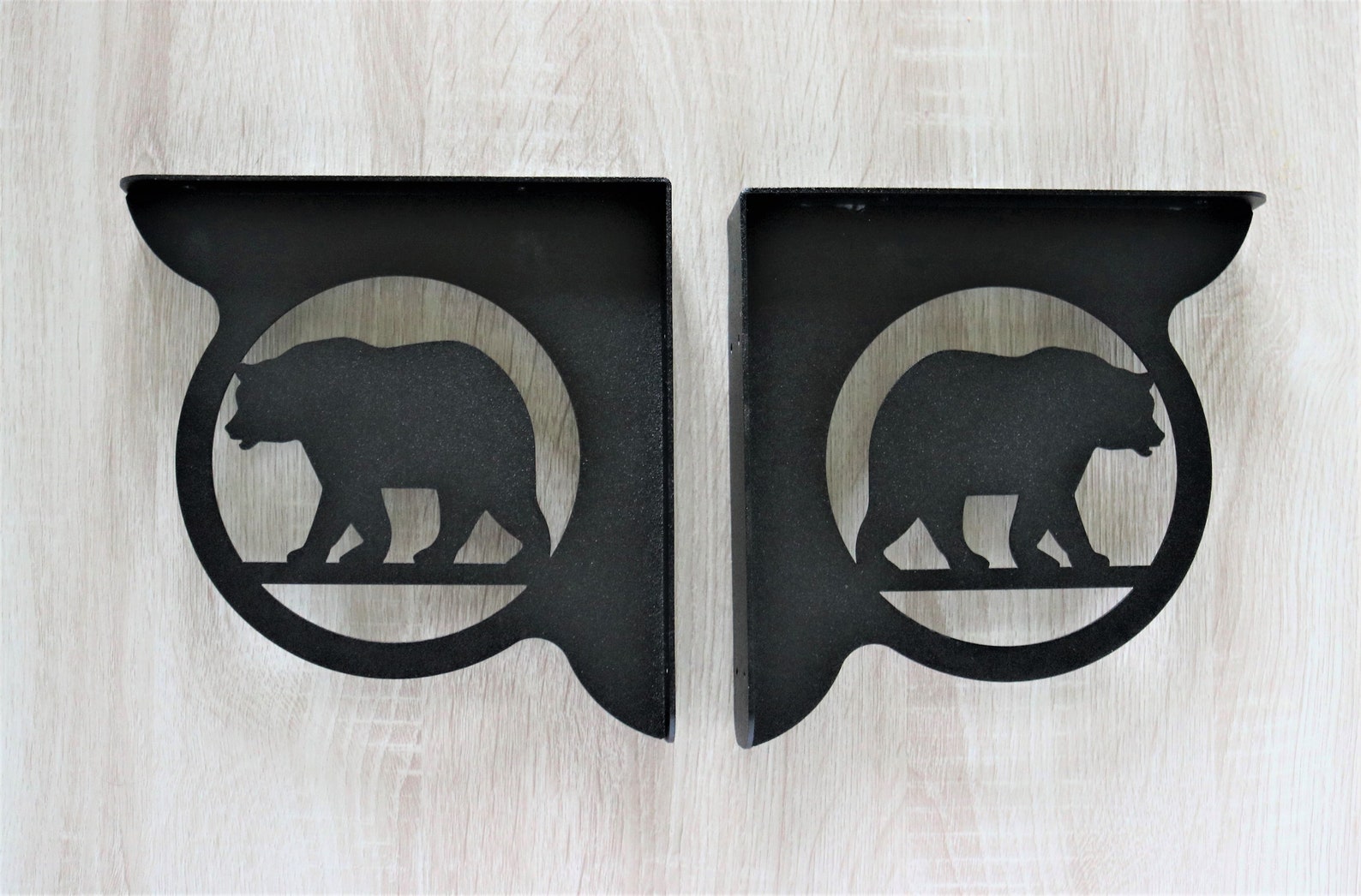 BEAR PROFILE Decorative Shelf Brackets set of 2 Wildlife - Etsy