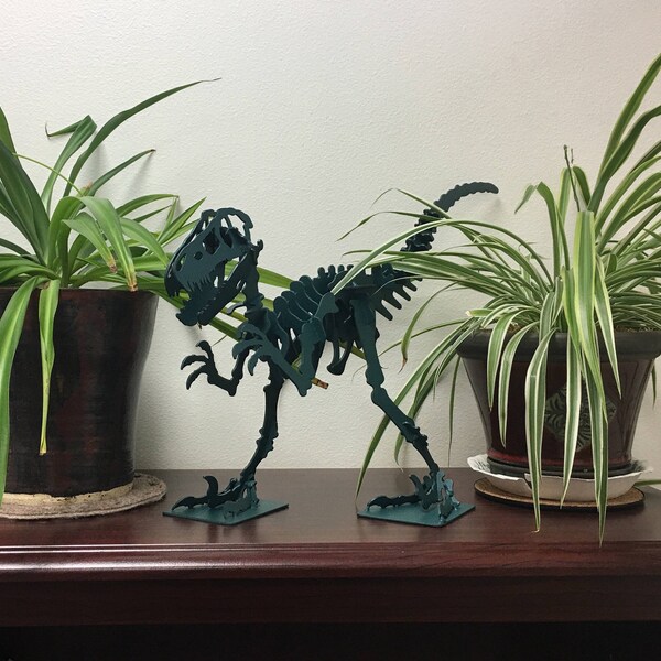 Dinosaur Metal Garden - Etsy