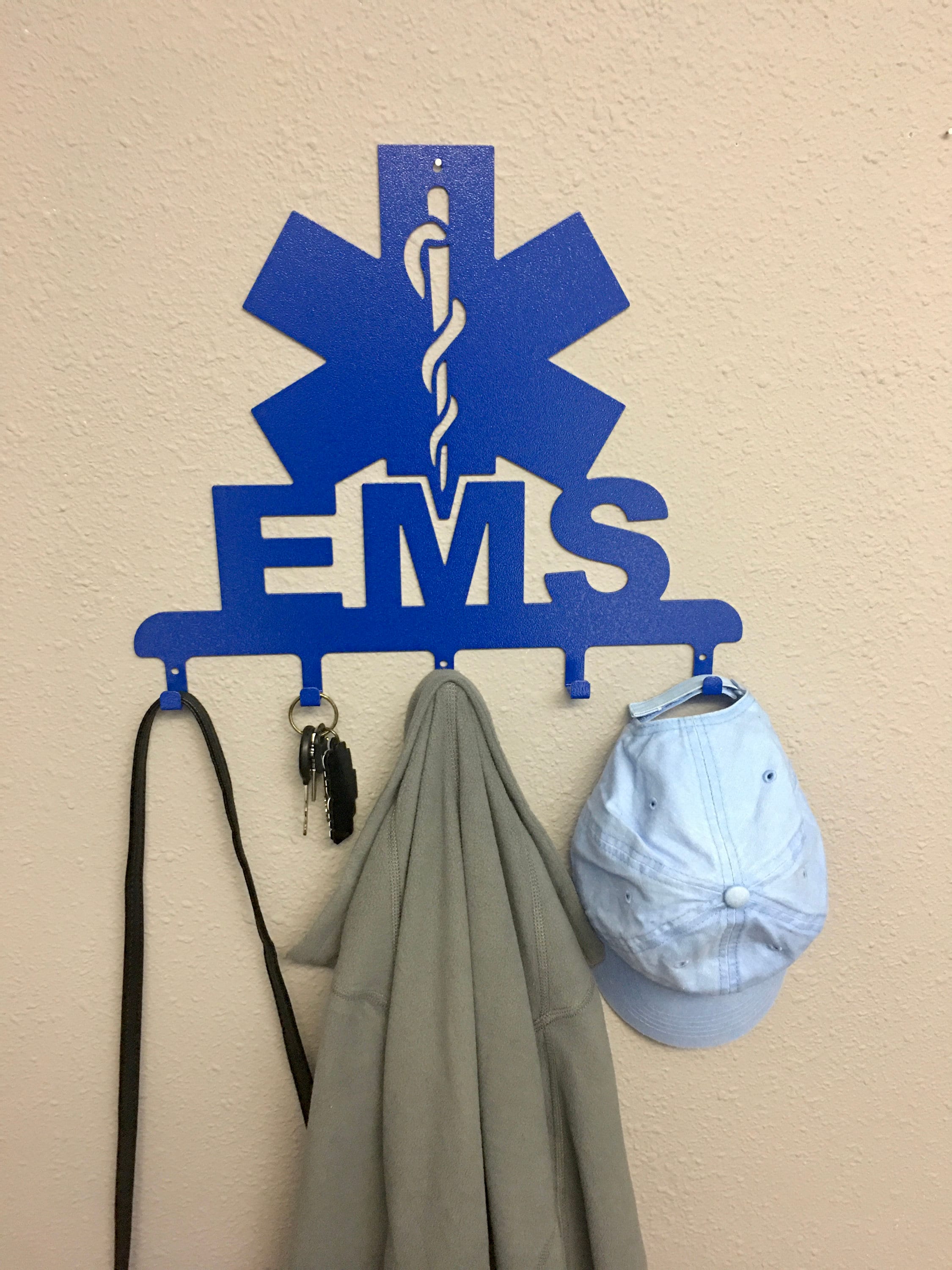 EMS PARAMEDIC EMT Large Size Wall Hook Hanger First Responder - Etsy