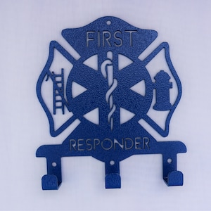FIRST RESPONDER Decorative Wall Hook Hanger, Emergency Responder Gift ...