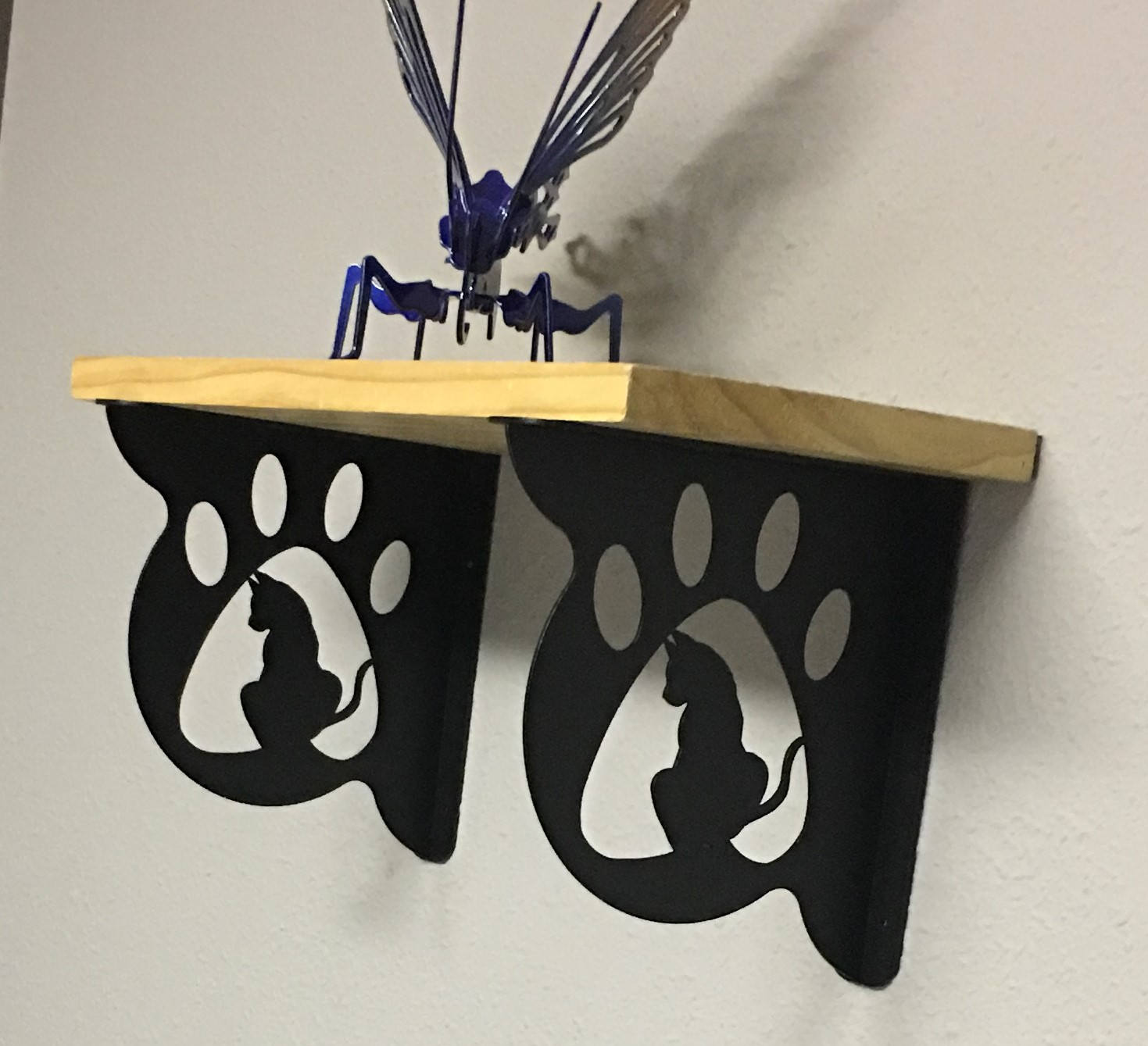 CAT PAW Decorative Shelf Brackets set of 2 Cat Decor Cat - Etsy
