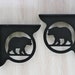 BEAR PROFILE Decorative Shelf Brackets set of 2 Wildlife - Etsy