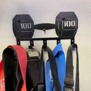 100# DUMBBELL WEIGHT Wall Hook Hanger, Organizational Wall Hook, Weight ...