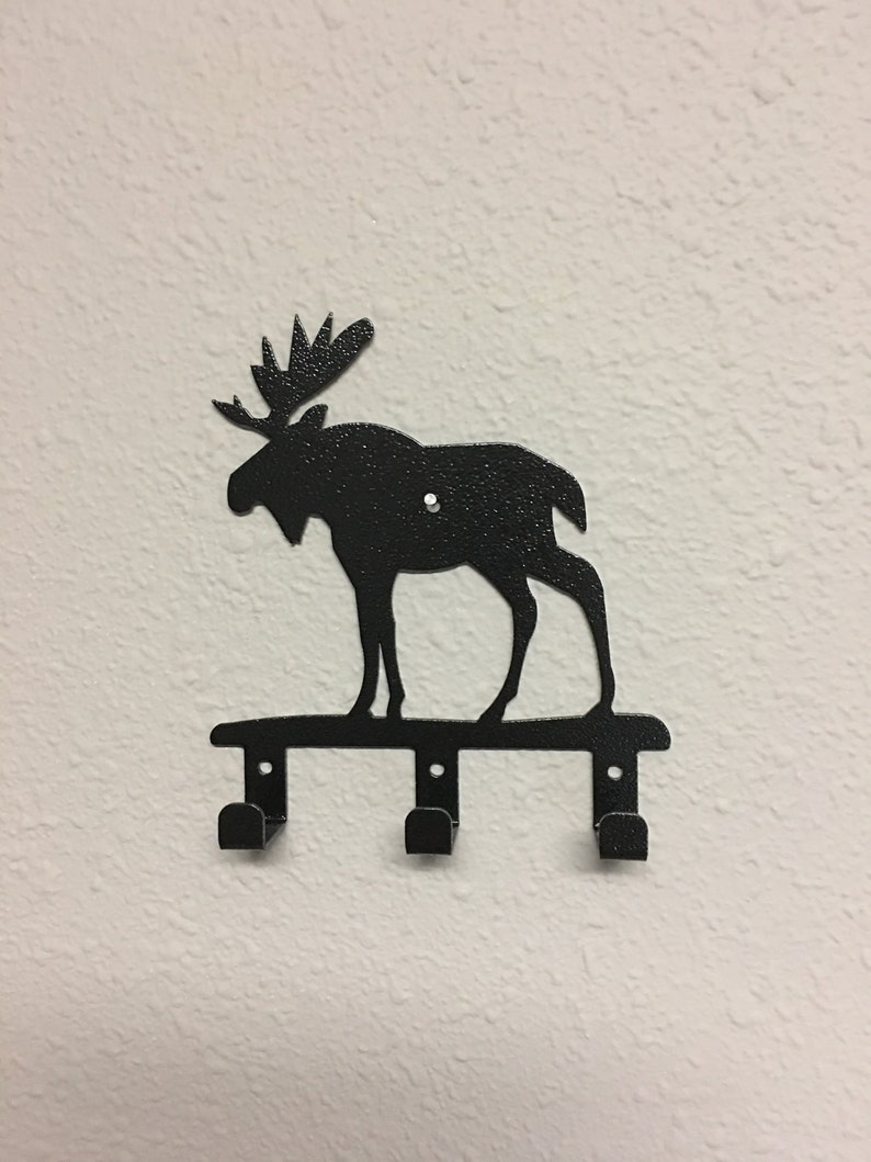 MOOSE Decorative Wall Hook Hanger Moose Decor Organization - Etsy.de