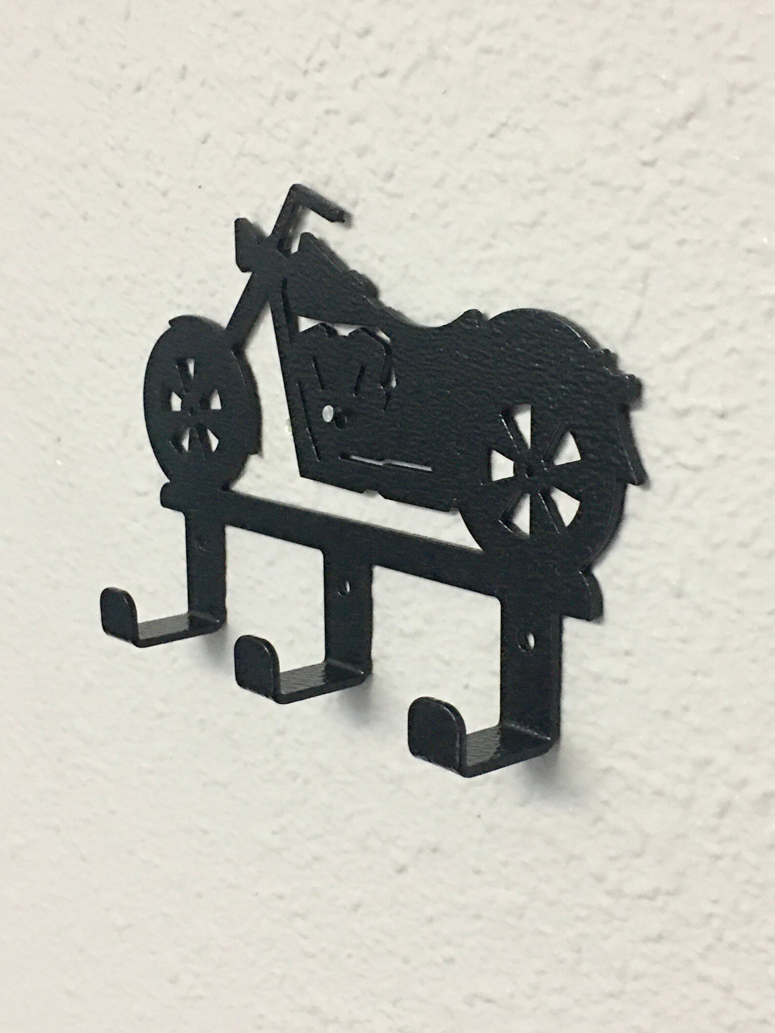 MOTORCYCLE CRUISER STYLE Decorative Wall Hook, Key Hanger, Motorcycle ...