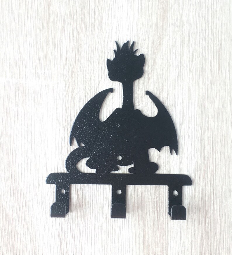 DRAGON Decorative Wall Hook Hanger Organization Hooks Metal | Etsy