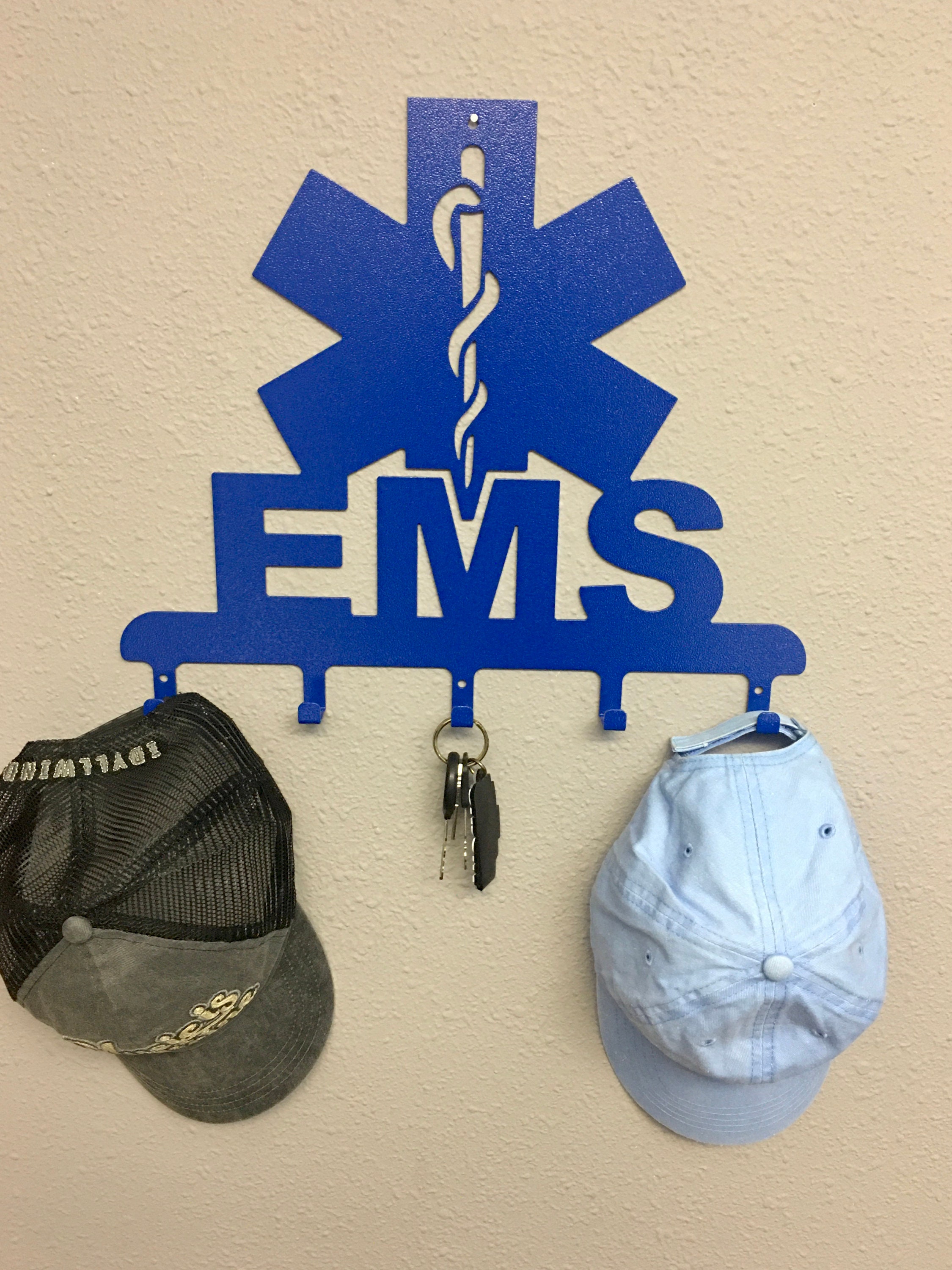 EMS PARAMEDIC EMT Large Size Wall Hook Hanger First Responder | Etsy