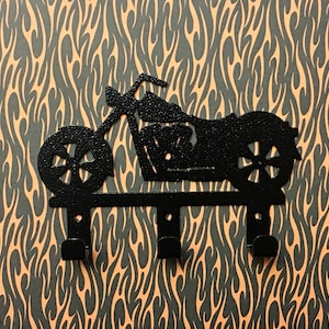 MOTORCYCLE CRUISER STYLE Decorative Wall Hook, Key Hanger, Motorcycle ...
