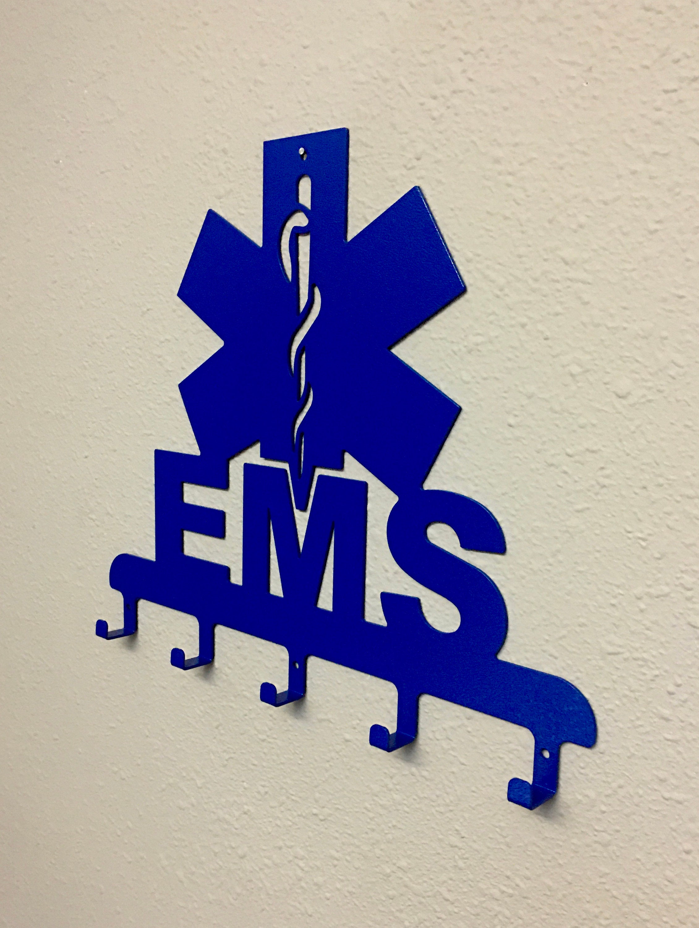 EMS PARAMEDIC EMT Large Size Wall Hook Hanger First Responder - Etsy