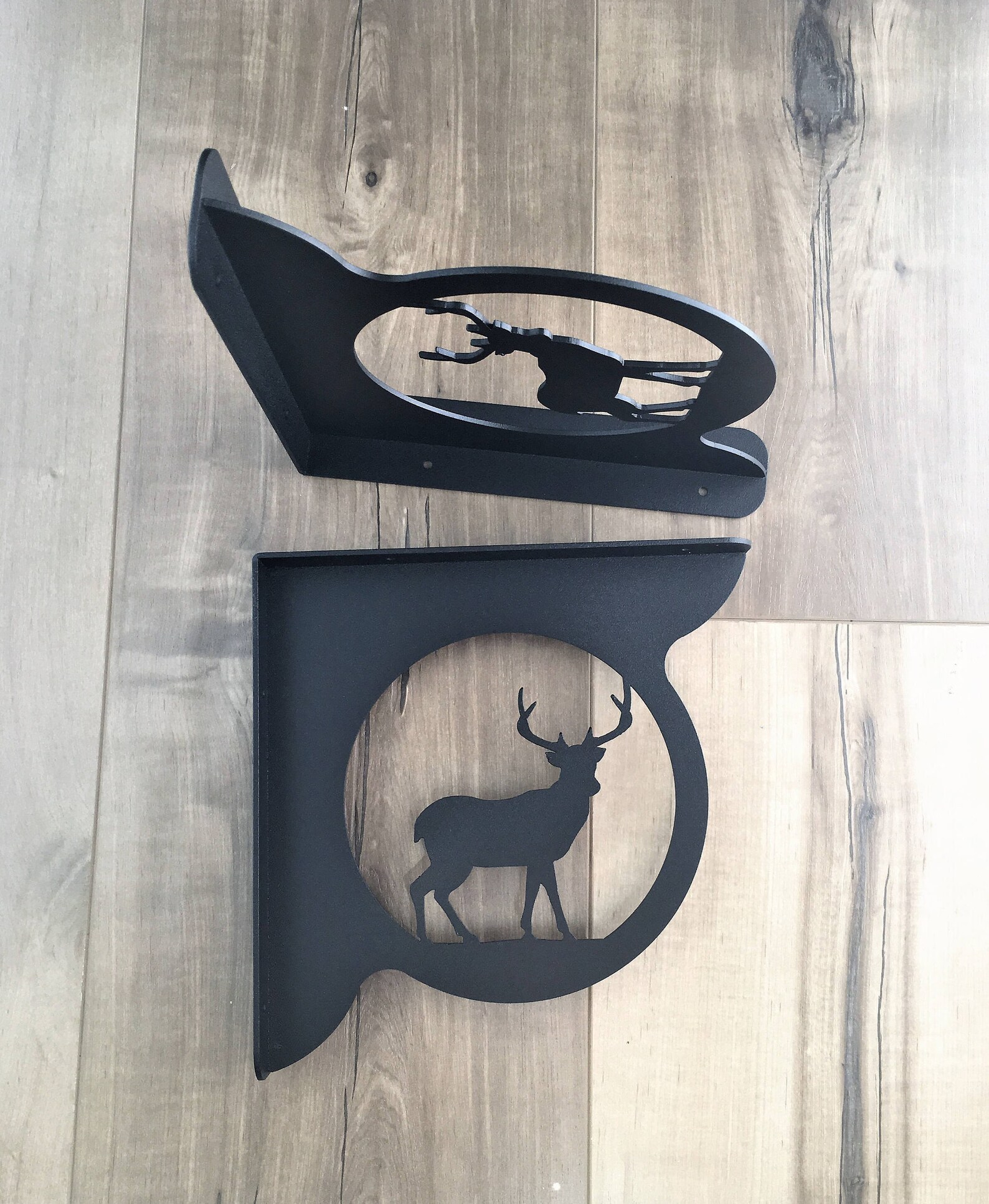 DEER PROFILE Decorative Shelf Brackets set of 2 Deer Decor | Etsy