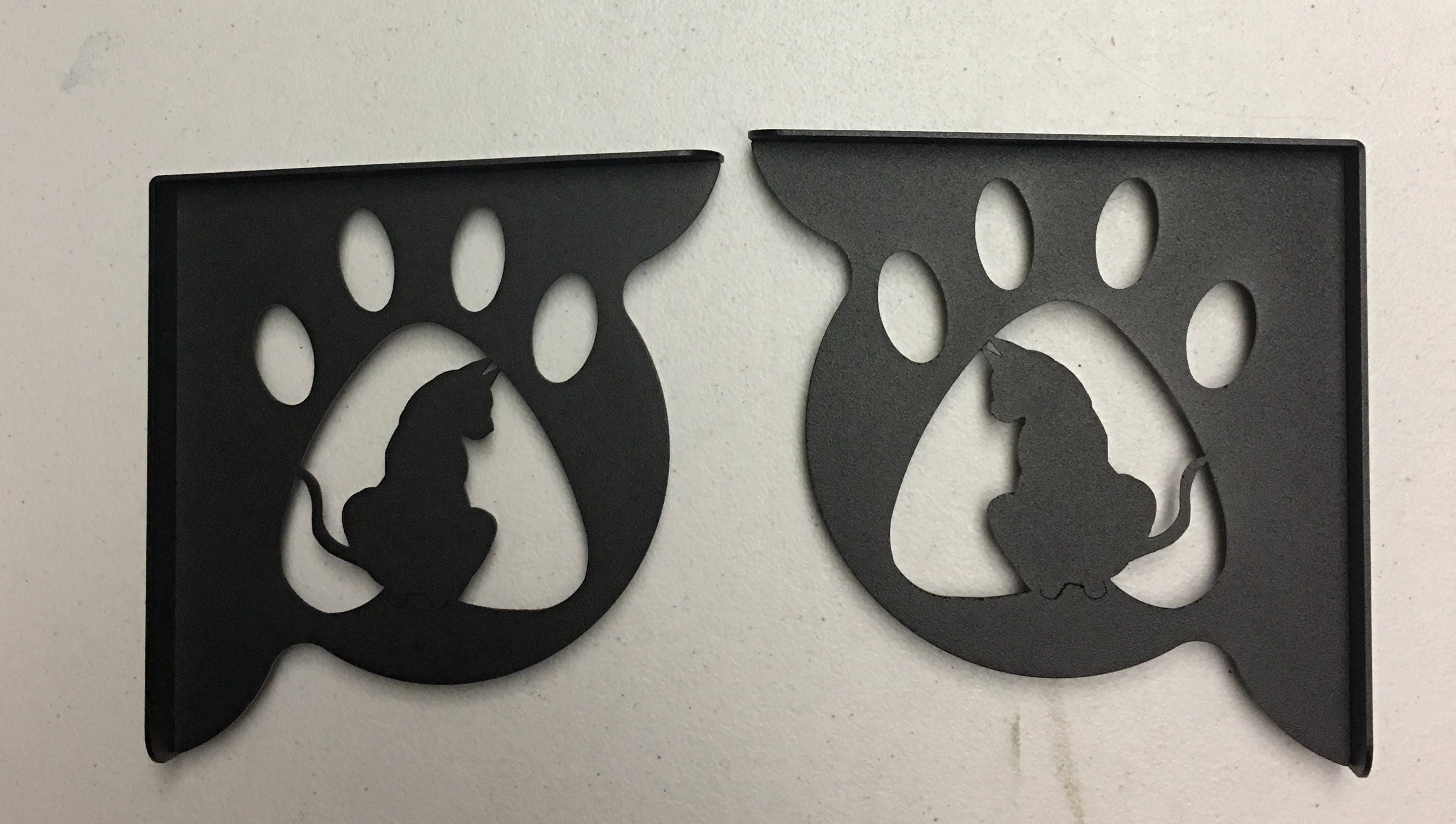 CAT PAW Decorative Shelf Brackets set of 2 Cat Decor Cat - Etsy