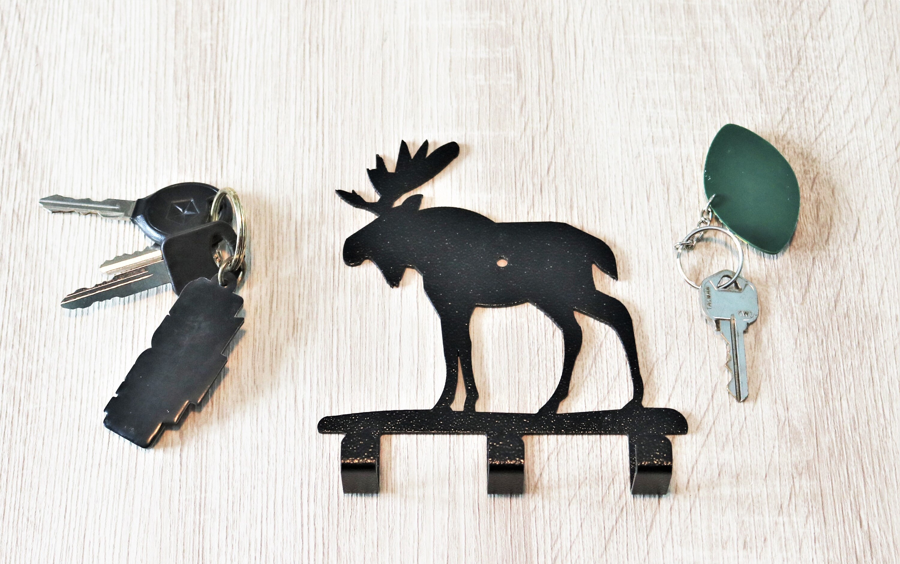 MOOSE Decorative Wall Hook Hanger Moose Decor Organization | Etsy