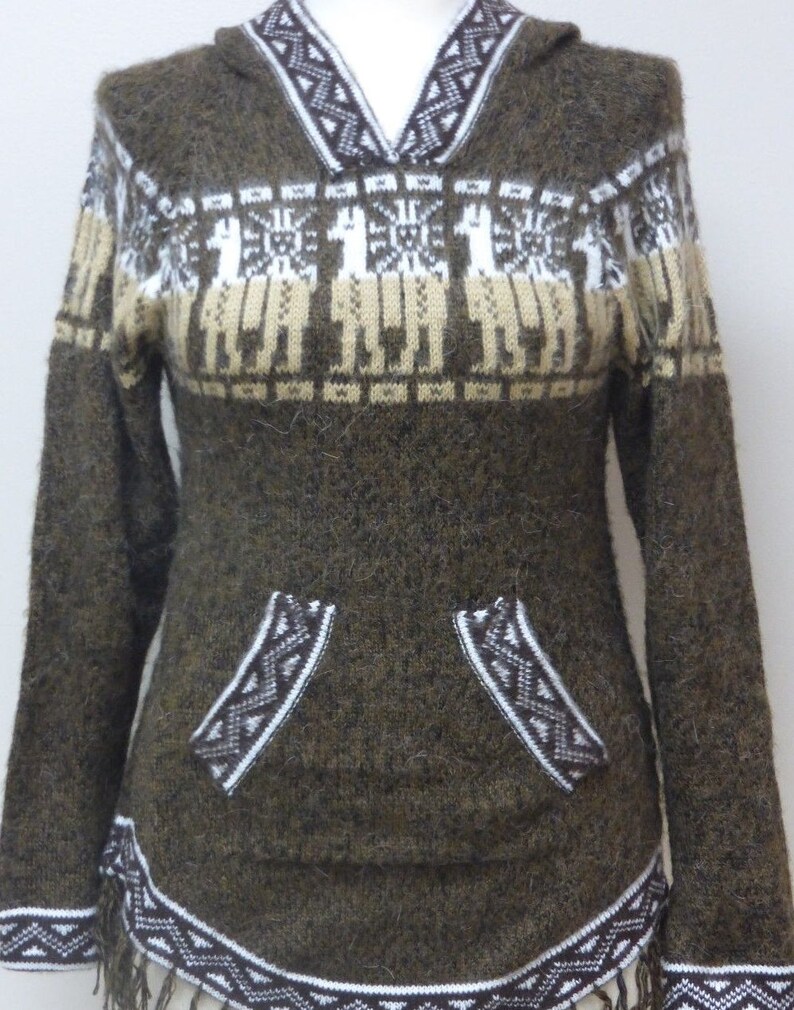 Handmade Alpaca ponchos Made in Peru | Etsy