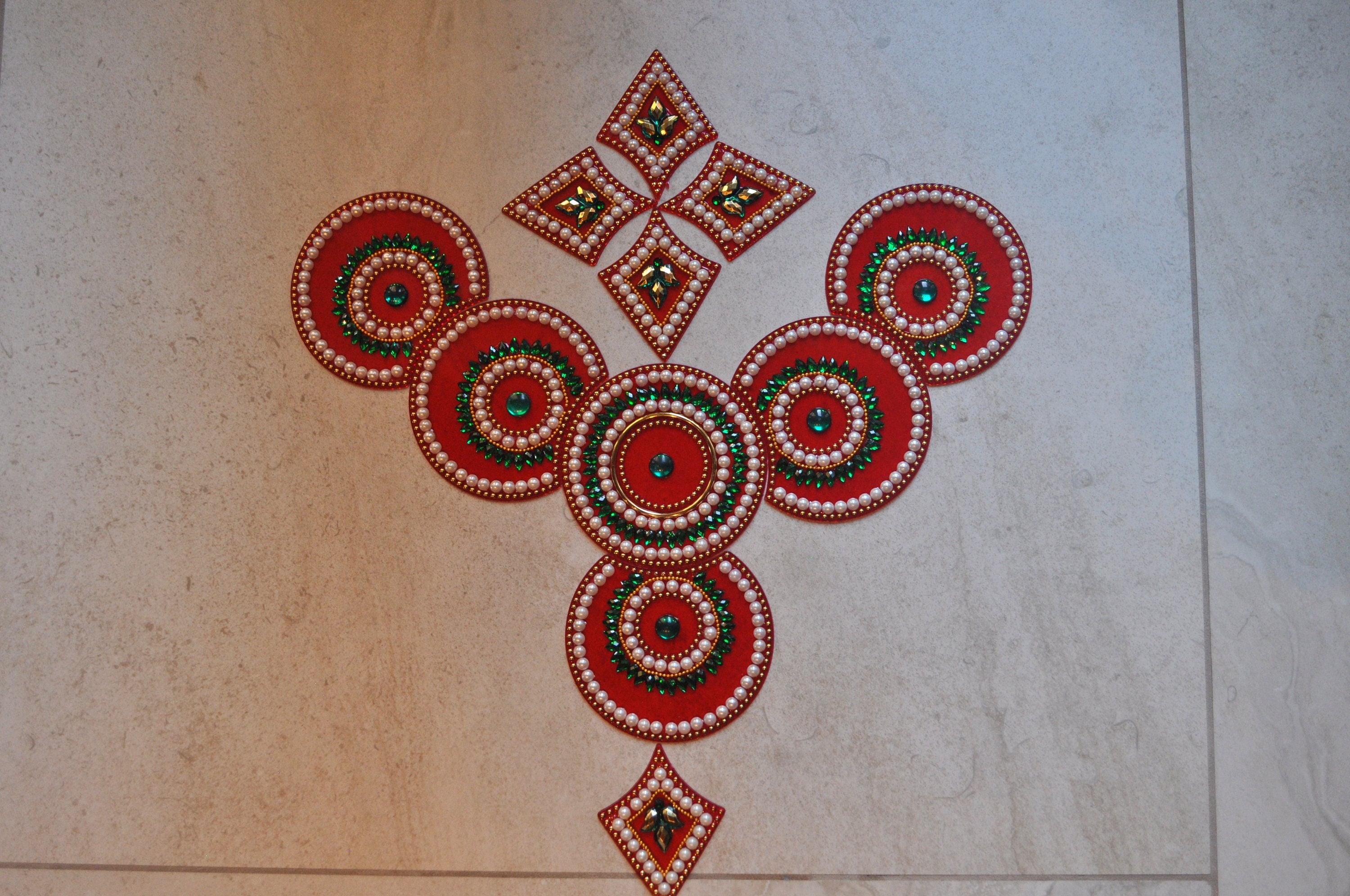 Indian Rangoli Puja Gift Acrylic Rangoli Diwali Party - Etsy