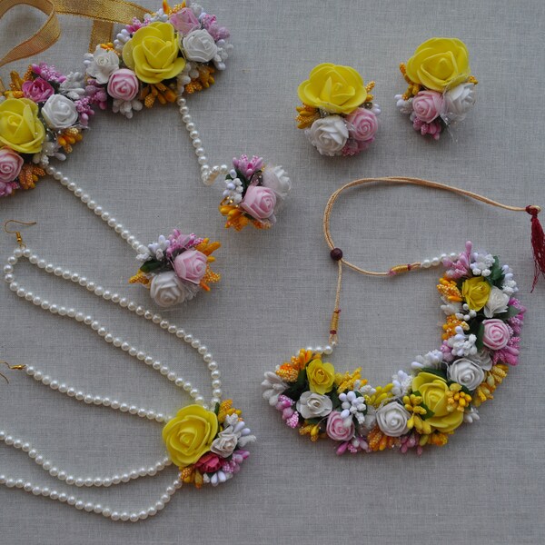 Flower Jewelry Haldi - Etsy