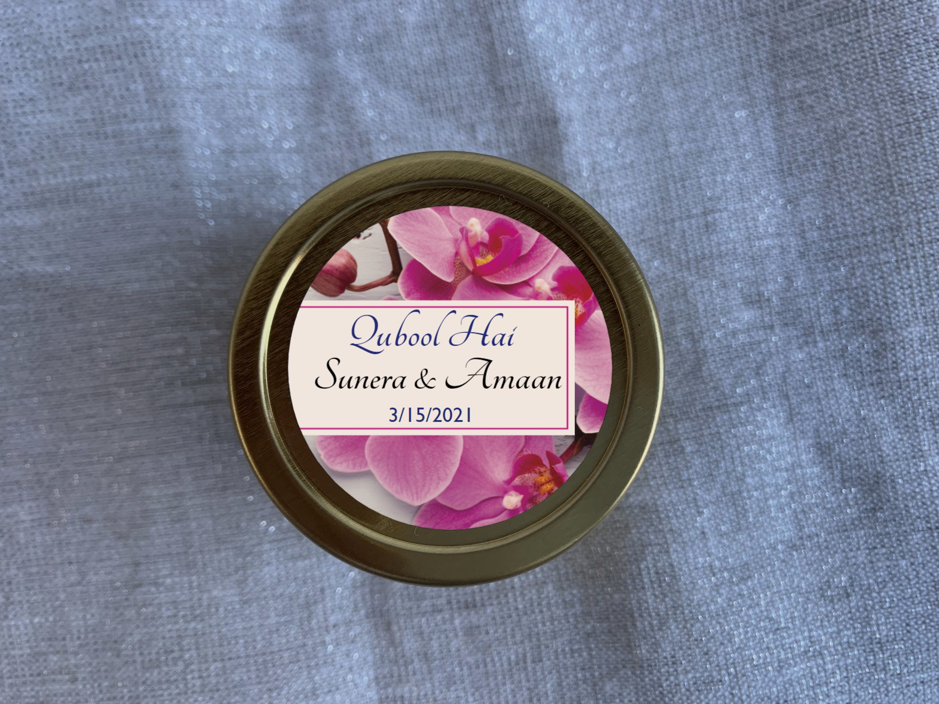 Personalized Nikah Favor Box Gold Chocolate Box Favor | Etsy