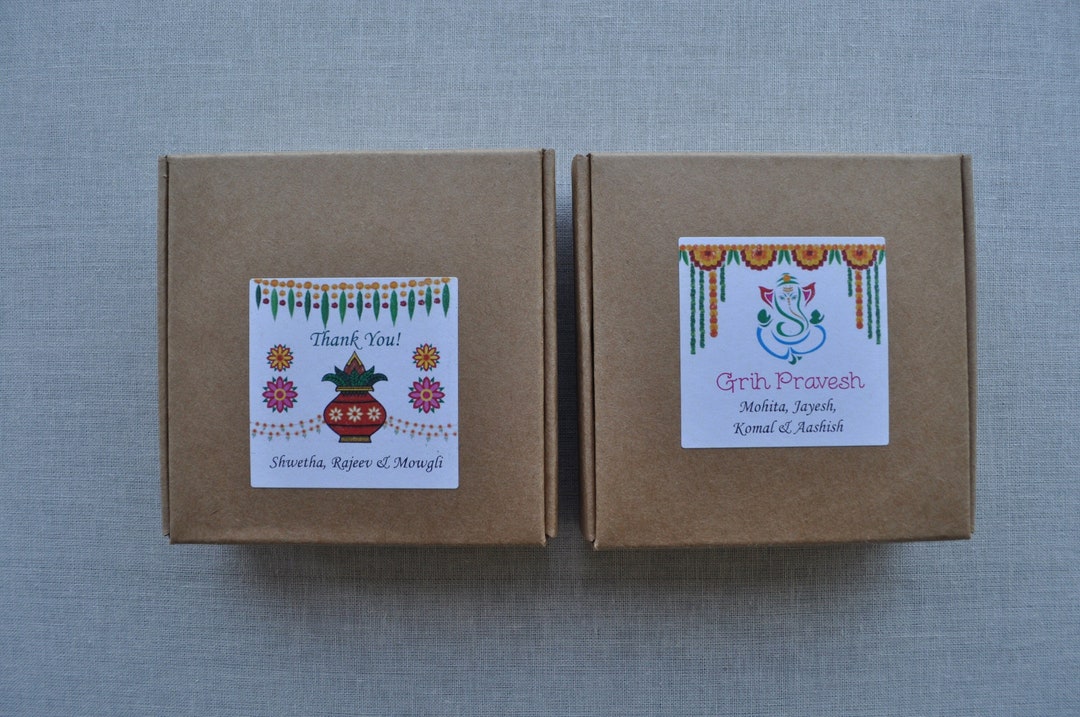 Personalized Indian Mithai Box Grih Pravesh Return Gift - Etsy