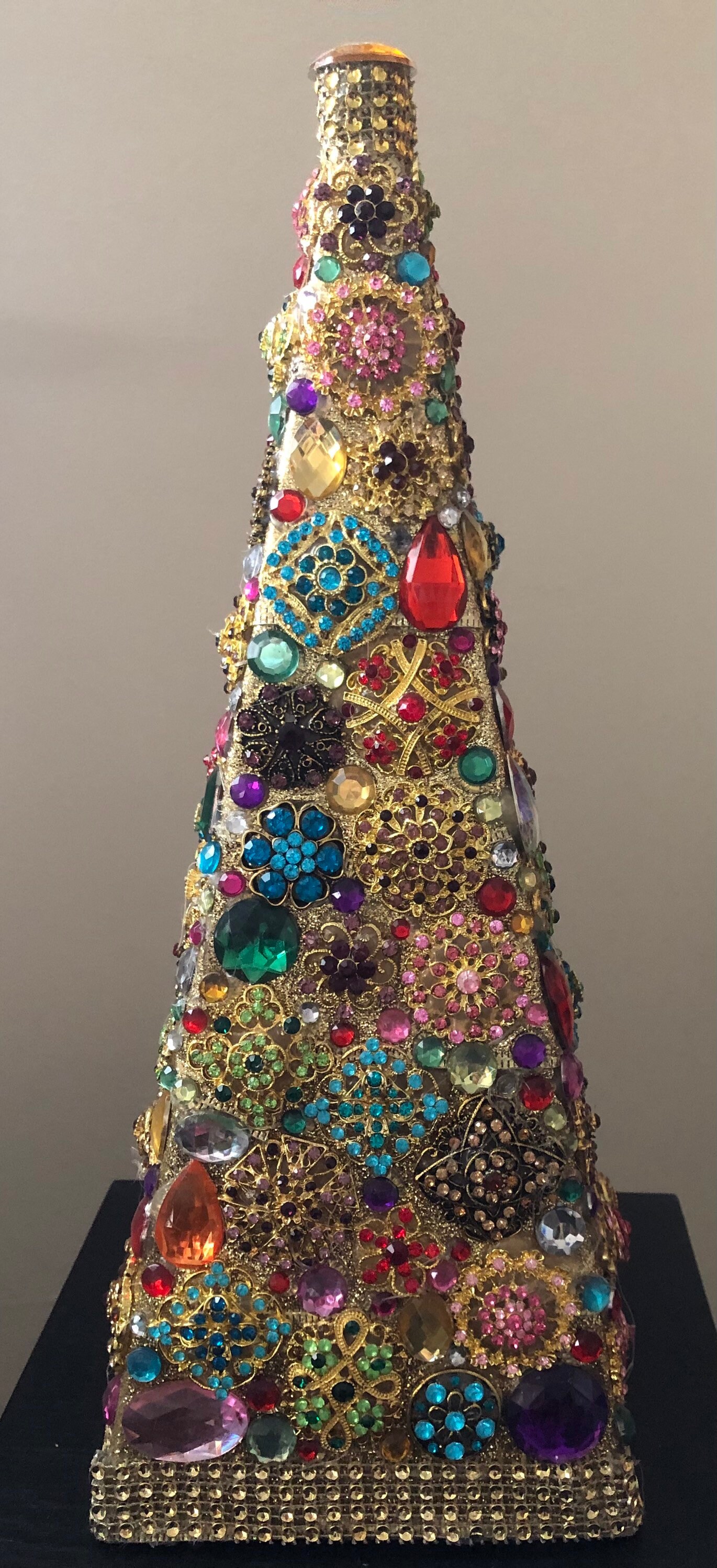 14 Inch Jeweled Pyramid - Etsy