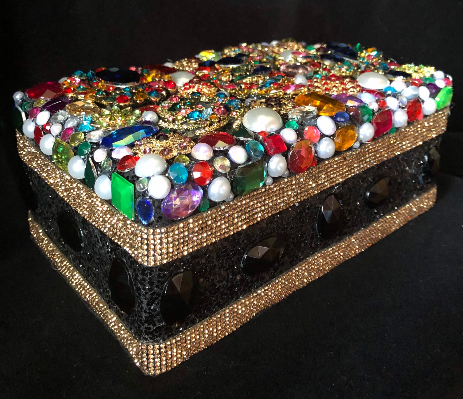 9 Multi-colored jeweled box | Etsy