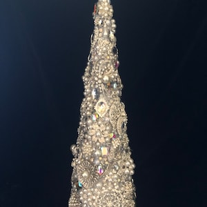 Jeweled Cone Tree - Etsy