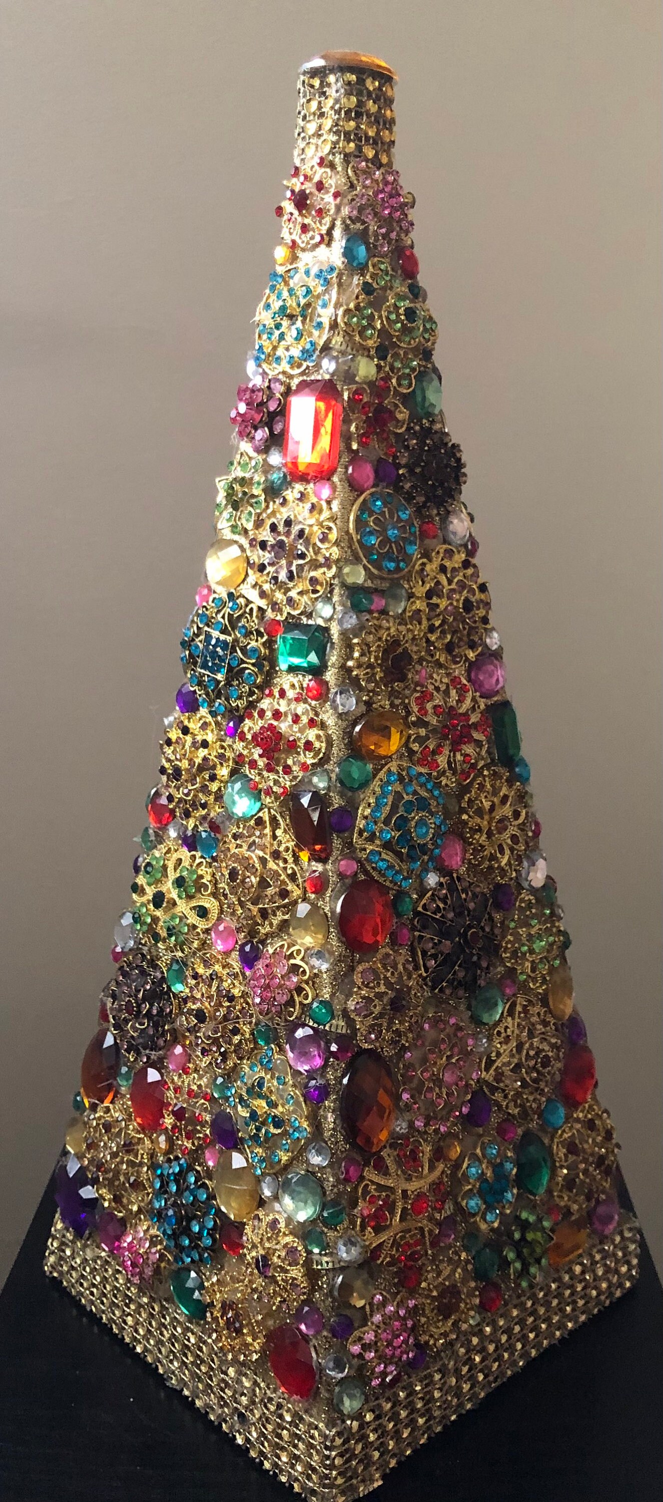 14 Inch Jeweled Pyramid - Etsy