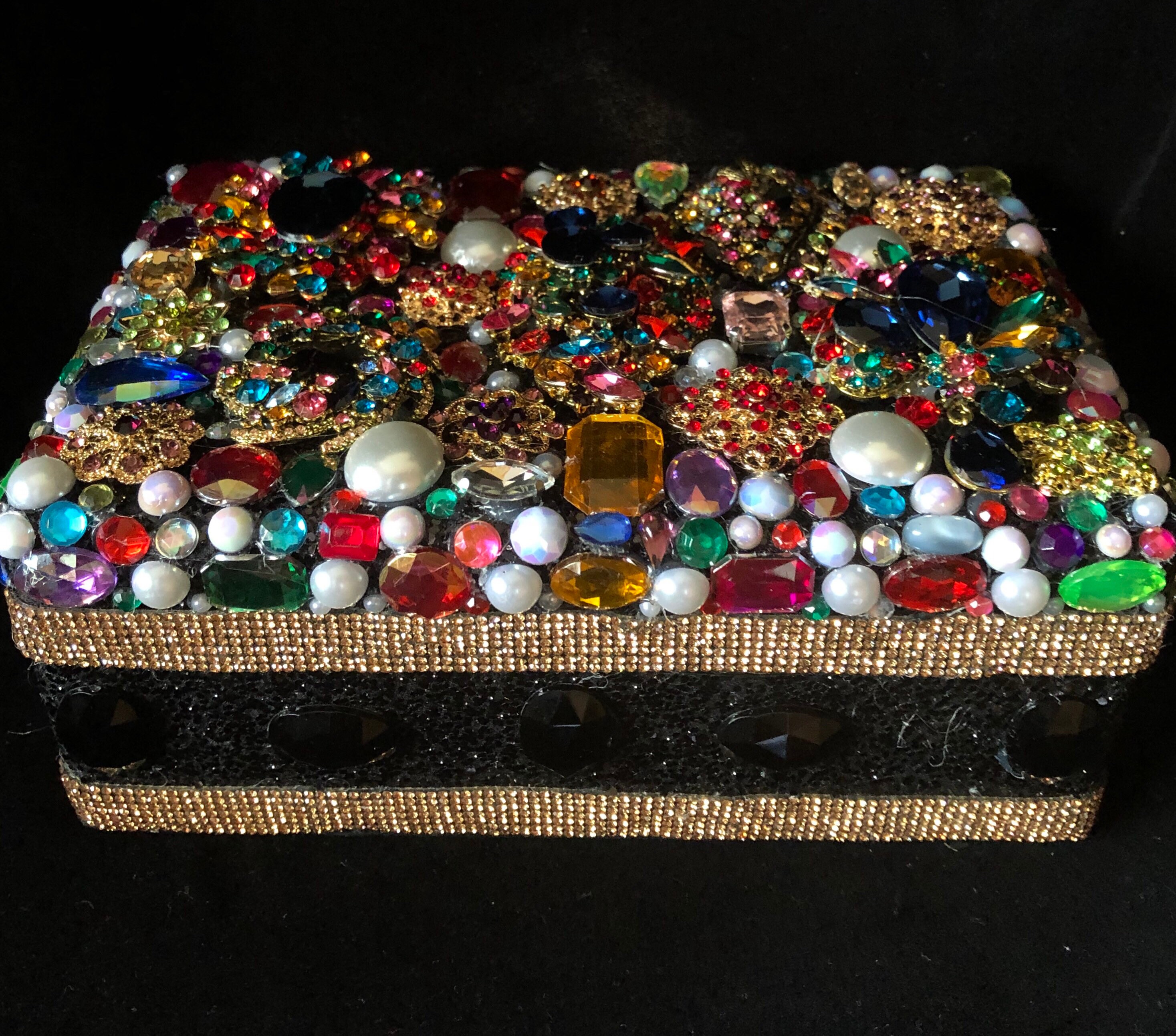 9 Multi-colored Jeweled Box - Etsy
