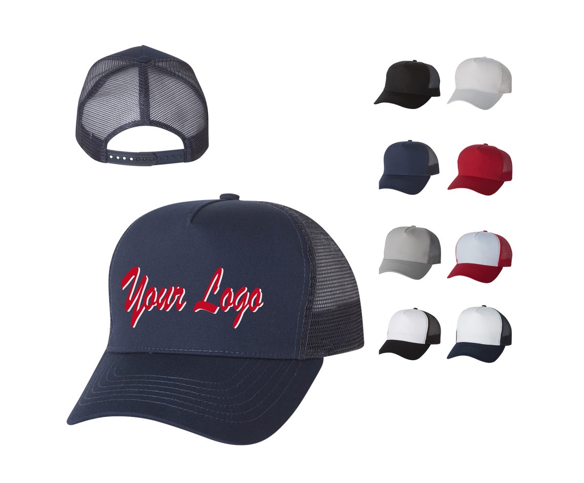 Mega Cap Five-panel PET Mesh Back Trucker 6886 / Custom | Etsy