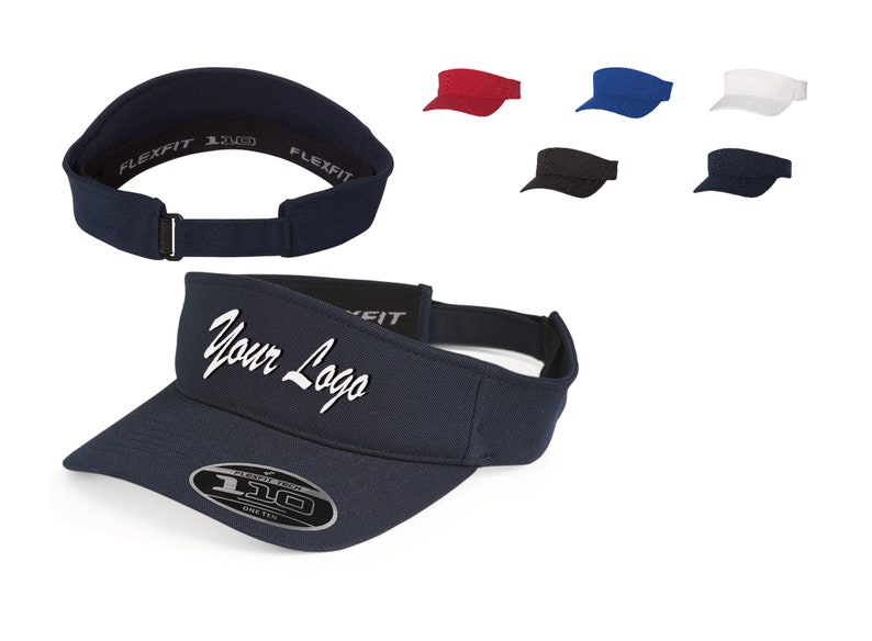 Flexfit One Ten Visor 8110 / Custom Visor / Embroidery | Etsy
