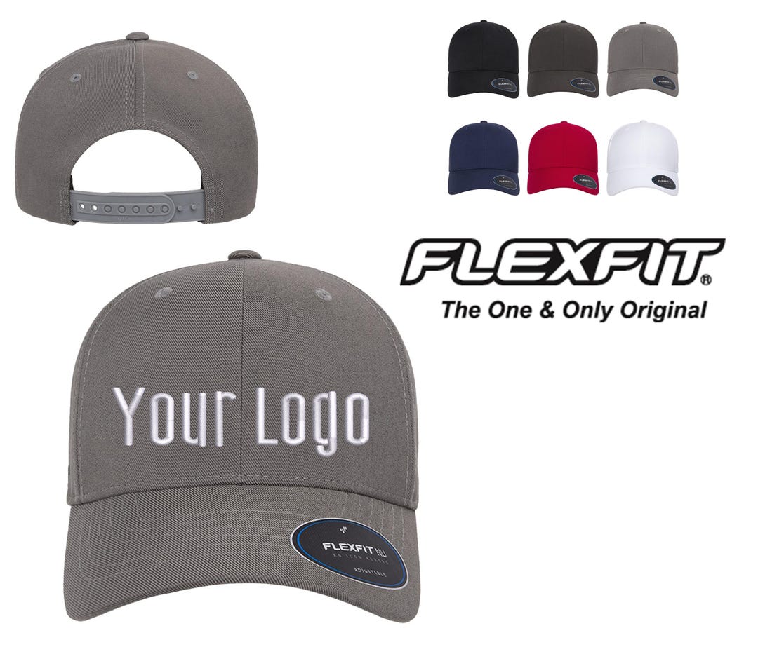 Flexfit - NU® Adjustable Cap - 6110NU Custom Hats, Embroidery Hats, Monogram Hats, Business ...