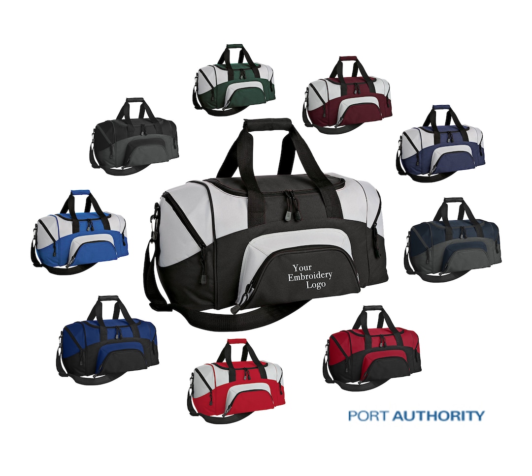Port Authority® - Small Colorblock Sport Duffel BG990S, Custom Duffel ...