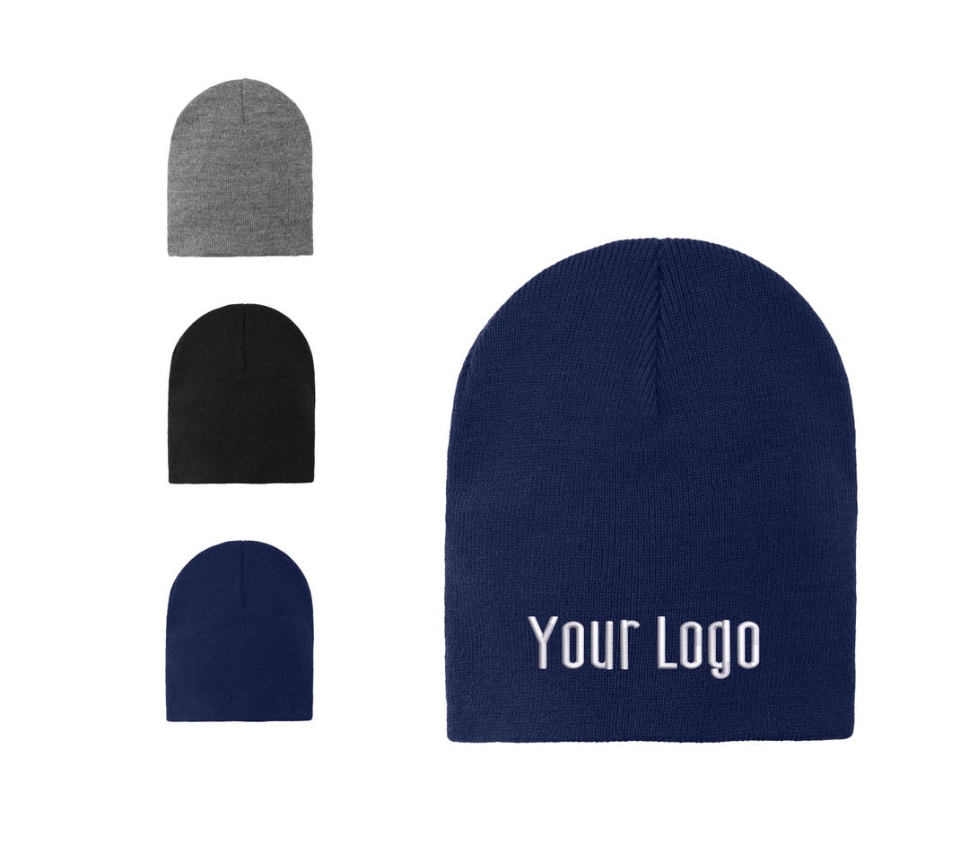 Custom Embroidered Knit Skull Cap CP94 - Personalized Monogram Beanies ...