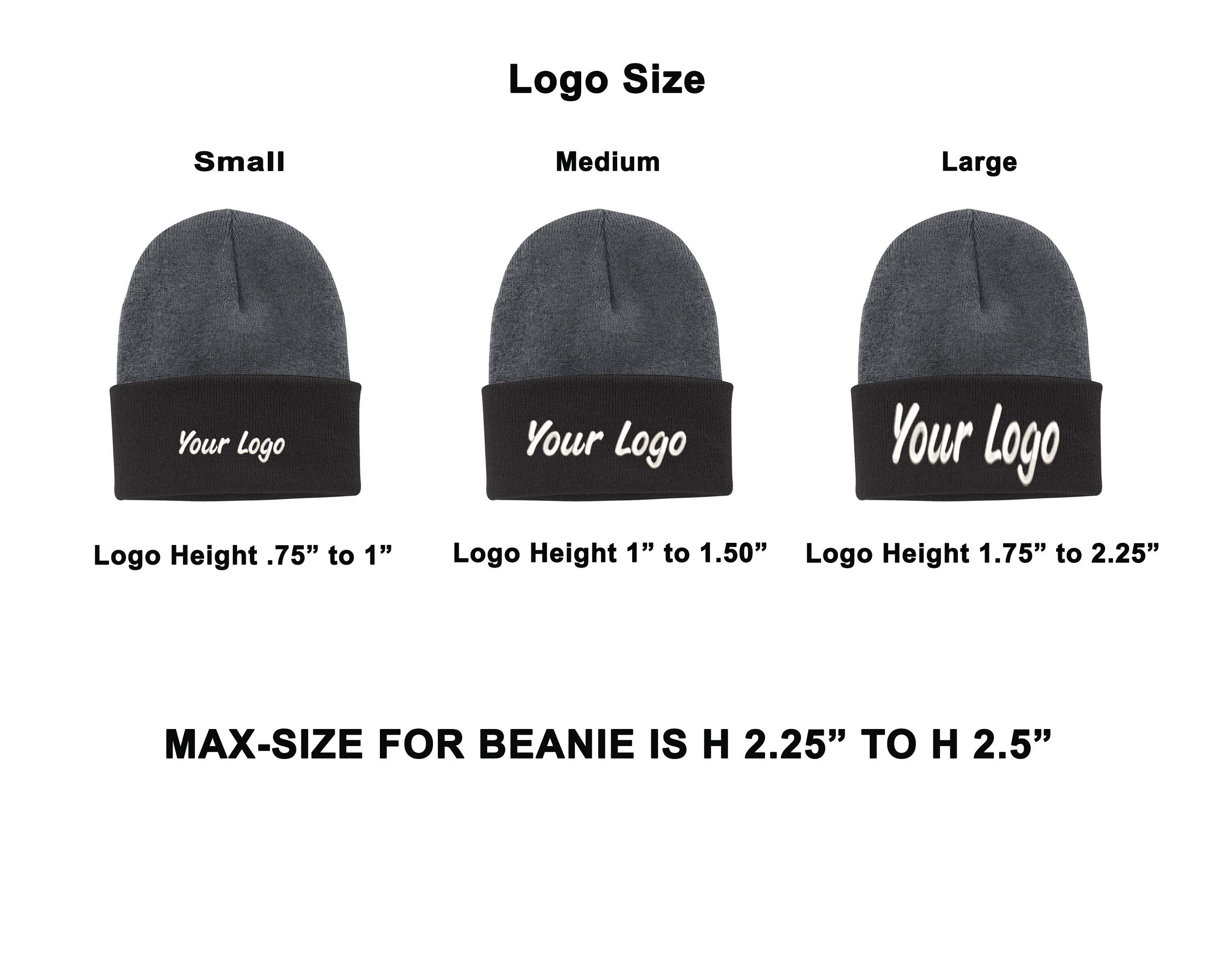 Port & Company® Knit Beanie CP90 / Custom Beanie / | Etsy