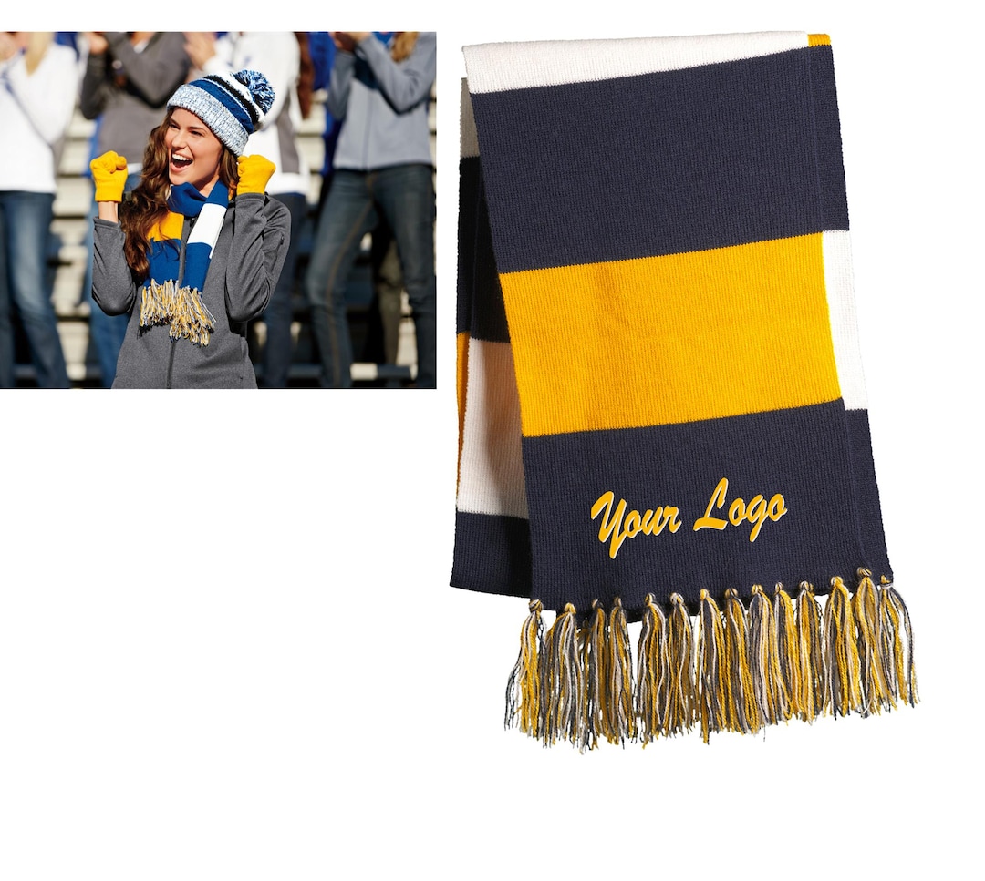 Sport-tek Spectator Scarf STA02 Custom Embroidery Monogram Business ...