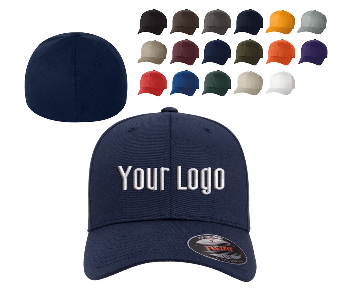 Flexfit Structured Twill Cap. 6277, Custom Hats, Embroidery Hats, Monogram Hats, Business ...