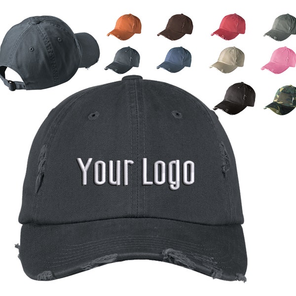 Distressed Hat - Etsy