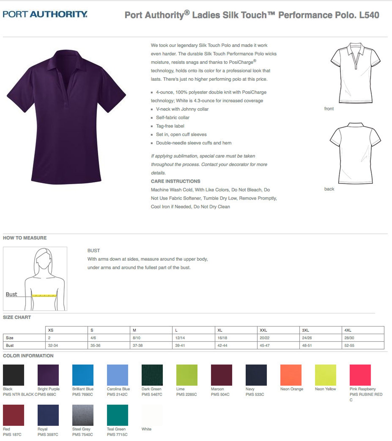 Custom Performance Polo Shirt for Business Uniforms | Port Authority ...