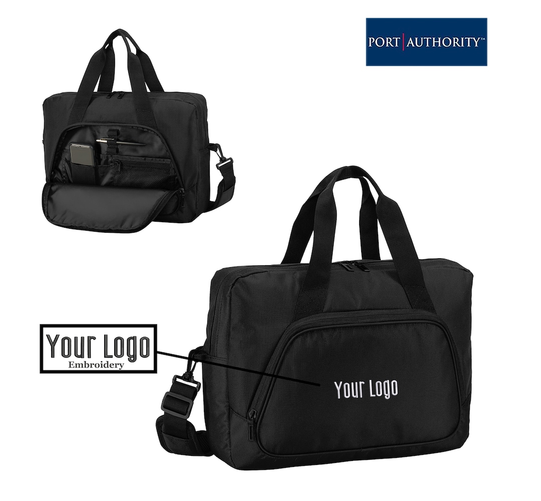 Custom Monogram Business Briefcase Port Authority City Professional ...