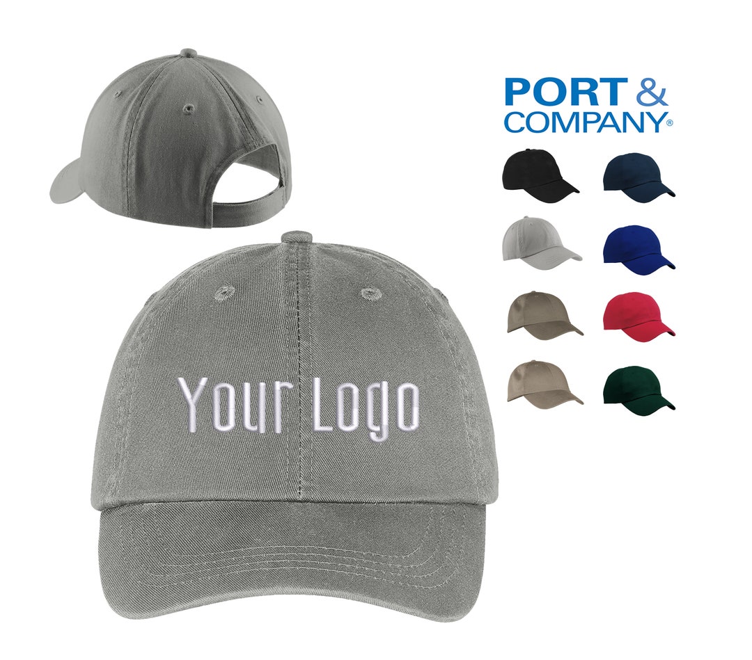 Port & Company® - Washed Twill Cap CP78, Custom Hats, Embroidery Hats ...