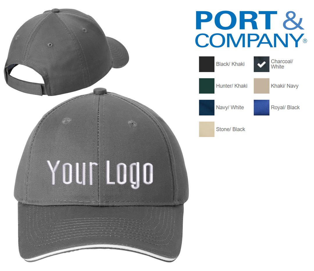 Custom Embroidered Baseball Cap CP85 - Personalized Logo Monogram Team ...