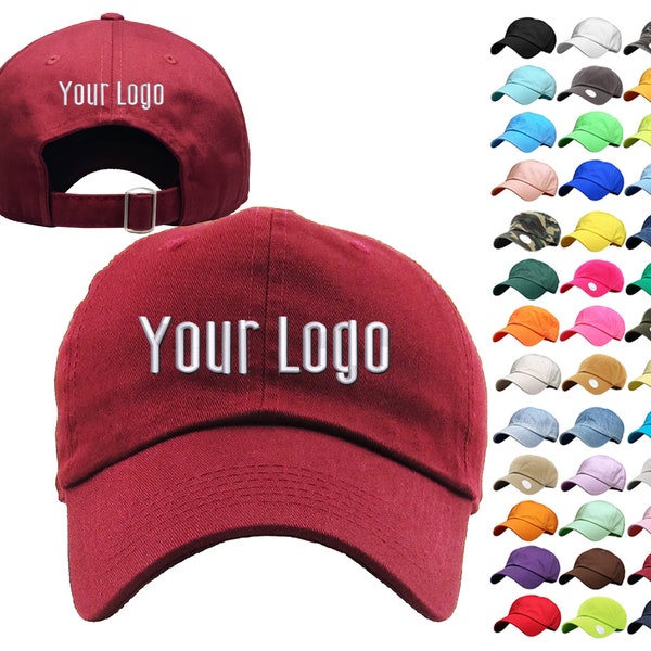 Custom Logo Baseball Cap - Etsy