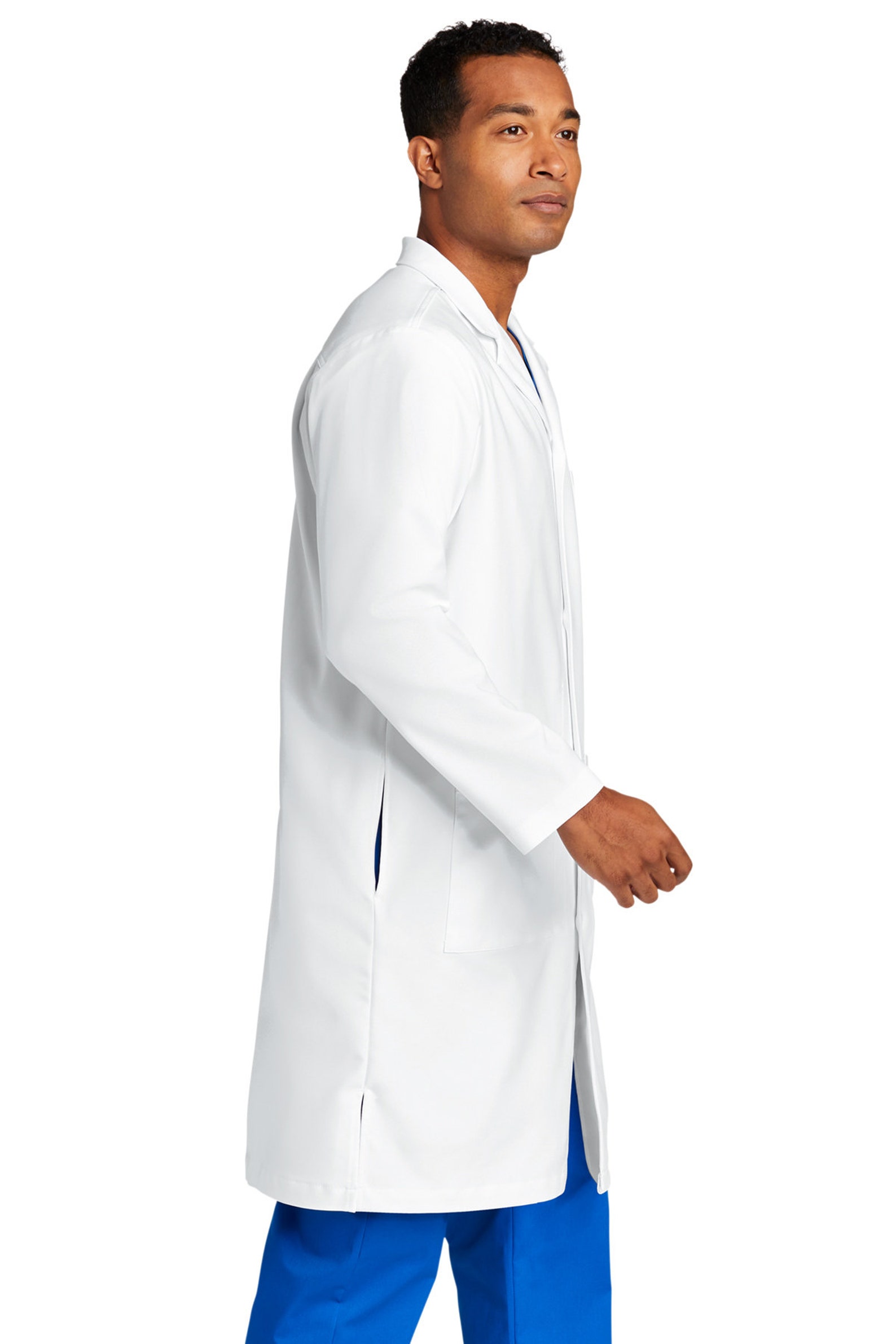 Wonderwink® Men's Long Lab Coat WW5172 / Custom Medical Lab Coat ...