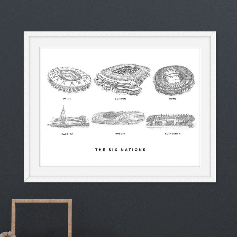 Six Nations Poster - Etsy UK